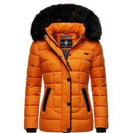 Marikoo Winterjacke 'Unique' Damen Gr&ouml;&szlig;e M orange / schwarz