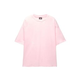 Pull&Bear Pull&bear Shirt 'STWD OFF THE RADAR' male Pink size XL