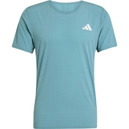 Adidas Adizero Funktionsshirt Herren - gr&uuml;n - Gr. S - Polyester/Elastan