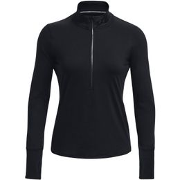 Under Armour Ua Launch Pro Half Zip Funktionsshirt Damen - schwarz - Gr. L - Polyester/Elastan