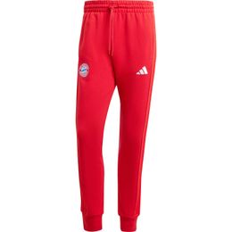 Adidas Fc Bayern M&uuml;nchen Sweathose Herren - rot - Gr. XXL - Baumwolle