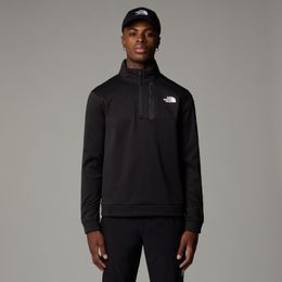 Sweatshirt The North Face "Mountain Athletics Fleece mit 1/4-langem RV f&uuml;r Herren", Herren, Gr. S, schwarz (tnf schwarz), Obermaterial: 100% Polyester. Futter: 100% Polyester, Sweatshirts Sweatshirt, f&uuml;r sportliche Aktivit&auml;ten, aus elastischem Material