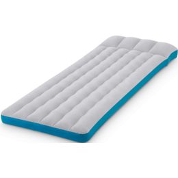 Luftmatratze Intex "Camping Mat", grau (grau, blau), LuftmatratzenB:72cm H:20cm L:189cm, Vinyl, B:72cm H:20cm L:189cm