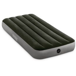 Luftbett Intex "Dura-Beam DOWNY Airbed" Gr. 76, grau (grau, gr&uuml;n), Luftbetten, B/H/L: 76cm x 25cm x 191cm, Vinyl, B:76cm H:25cm L:191cm