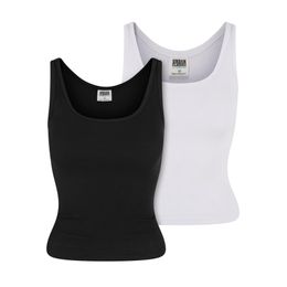 Urban Classics Top Damen Gr&ouml;&szlig;e M schwarz / wei&szlig;