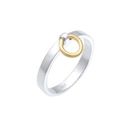 Elli Ring Damen Gr&ouml;&szlig;e 54 gold / silber