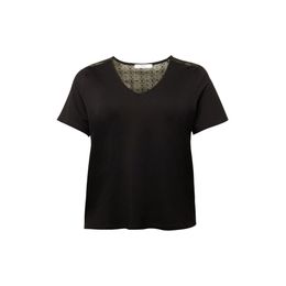ABOUT YOU Curvy Shirt 'Charlotte' Damen Gr&ouml;&szlig;e XXXL schwarz