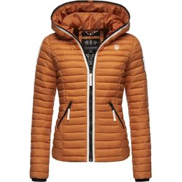Navahoo Jacke 'Kimuk' Damen Gr&ouml;&szlig;e L cognac / wei&szlig;