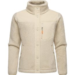 Ragwear Fleecejacke 'Appopis Block' Damen Gr&ouml;&szlig;e M beige / ecru