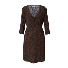System Action Kleid Damen Gr&ouml;&szlig;e 38 kastanienbraun / schwarz Winterkleid