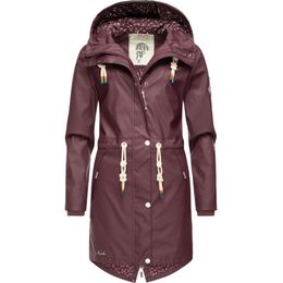 Navahoo Parka 'Tropical Storm' Damen Gr&ouml;&szlig;e XXL creme / bordeaux