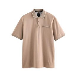 next Poloshirt Herren Gr&ouml;&szlig;e XL creme / kitt