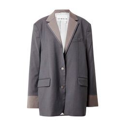 Remain Blazer Damen Gr&ouml;&szlig;e 34 schlammfarben / dunkelgrau / wei&szlig;