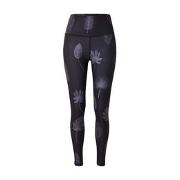 DEDICATED. Leggings 'Kaxholmen' Damen Gr&ouml;&szlig;e XL grau / anthrazit