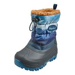 Playshoes Snowboots 'Berge' Jungen Gr&ouml;&szlig;e 34/35 blau / hellblau / dunkelblau