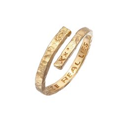 Haze&Glory Haze&glory Ring 'Evil Eye' Herren Gr&ouml;&szlig;e 60 gold