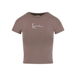 Karl Kani T-Shirt Damen Gr&ouml;&szlig;e XS taupe / wei&szlig;