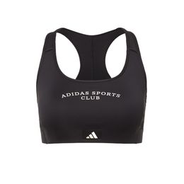adidas Performance Sport-BH 'Sports Club' Damen Gr&ouml;&szlig;e M schwarz / wei&szlig;