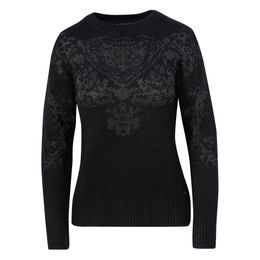 Koroshi Pullover Damen Gr&ouml;&szlig;e XL schwarz / silber