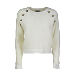 Influencer Pullover Damen Gr&ouml;&szlig;e S wei&szlig;