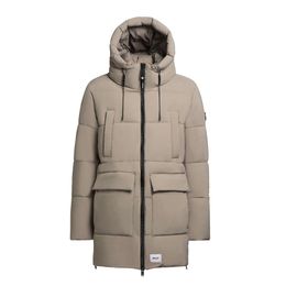 Khujo Jacke 'Welm' Herren Gr&ouml;&szlig;e S beige / schwarz / wei&szlig;