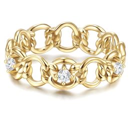 Glanzst&uuml;cke M&uuml;nchen Glanzst&uuml;cke M&uuml;nchen Ring Damen Gr&ouml;&szlig;e 48 gold / transparent