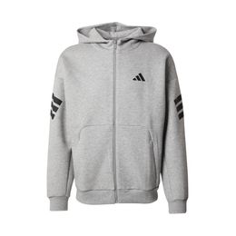 adidas Sportswear Sportsweatjacke Herren Gr&ouml;&szlig;e XL grau / schwarz