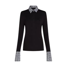 K by KARL LAGERFELD Karl Lagerfeld Shirt Damen Gr&ouml;&szlig;e XXL schwarz / wei&szlig;