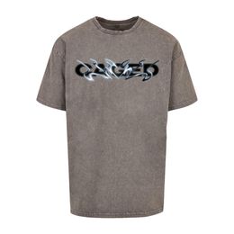 MT Upscale T-Shirt 'Cagedchrome' Herren Gr&ouml;&szlig;e XXL hellblau / grau / schwarz
