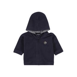 Petit Bateau Fleecejacke Jungen Gr&ouml;&szlig;e 80 navy / offwhite