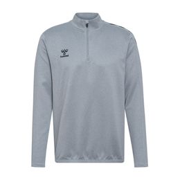 Hummel Sportsweatshirt Herren Gr&ouml;&szlig;e XXXL graumeliert / schwarz
