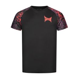 Tapout Funktionsshirt 'Taproot' Herren Gr&ouml;&szlig;e XXL dunkellila / rot / schwarz