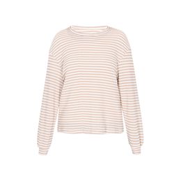 Sanika Shirt Damen Gr&ouml;&szlig;e S nude / wei&szlig;