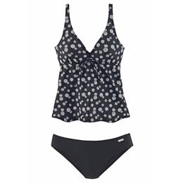 Lascana Tankini Damen Gr&ouml;&szlig;e S schwarz / wei&szlig;