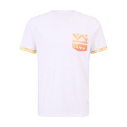 Just Rhyse T-Shirt 'Granada' Herren Gr&ouml;&szlig;e XXL orange / hellorange / wei&szlig;