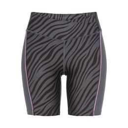 active by Lascana Lascana Active Sporthose Damen Gr&ouml;&szlig;e L grau / lila / pink / schwarz