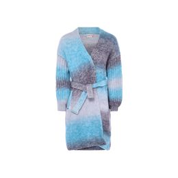 Ebeeza Strickjacke Damen Gr&ouml;&szlig;e M/L blau / grau / hellgrau