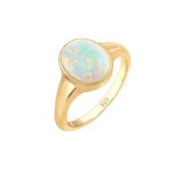 Elli Ring Damen Gr&ouml;&szlig;e 52 opal / gold