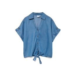 V&eacute;ro Moda Vero Moda Bluse 'FLEUR' Damen Gr&ouml;&szlig;e XL blue denim