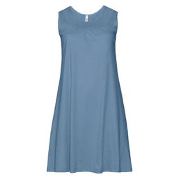 sheego Kleid Damen Gr&ouml;&szlig;e 40 taubenblau