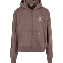 Karl Kani Sweatjacke Herren Gr&ouml;&szlig;e S braun / grau