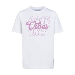 Mister Tee T-Shirt 'Good Vibes Only' Jungen Gr&ouml;&szlig;e 146/152 eosin / wei&szlig;