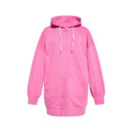 Ebeeza Sweatjacke Damen Gr&ouml;&szlig;e L aqua / gelb / lavendel / hellpink