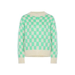 Sookie Pullover Damen Gr&ouml;&szlig;e M/L mint / wei&szlig;
