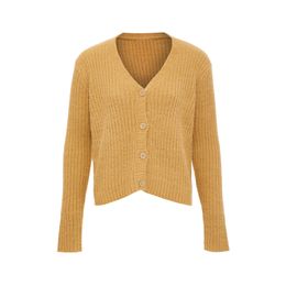 Poomi Strickjacke Damen Gr&ouml;&szlig;e XL/XXL safran