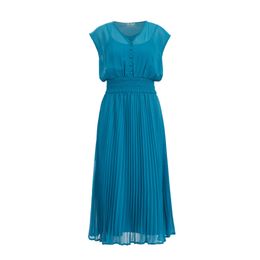 WE Fashion Kleid Damen Gr&ouml;&szlig;e 34 blau Winterkleid