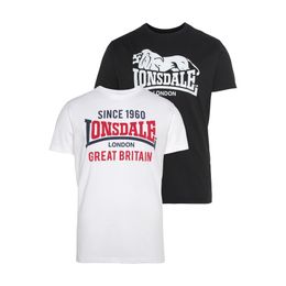 Lonsdale T-Shirt 'Collessie' Herren Gr&ouml;&szlig;e XXXL rot / schwarz / wei&szlig;