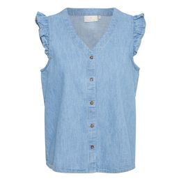 Kaffe Bluse 'Louise' Damen Gr&ouml;&szlig;e XL blue denim
