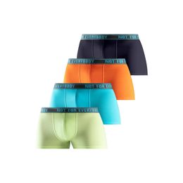 Bruno Banani Boxershorts Herren Gr&ouml;&szlig;e S hellblau / dunkelblau / hellgr&uuml;n / orange