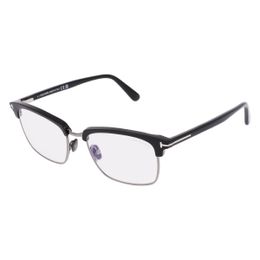 Tom Ford FT5801-B Brille Unisex | Fassung: Vollrand, Quadratisch, Schwarz Silber